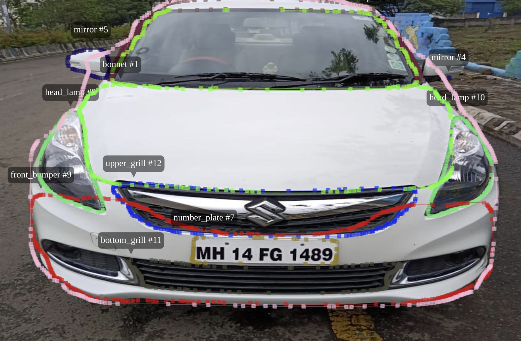 Car Parts Segmentation Model Automaton Ai